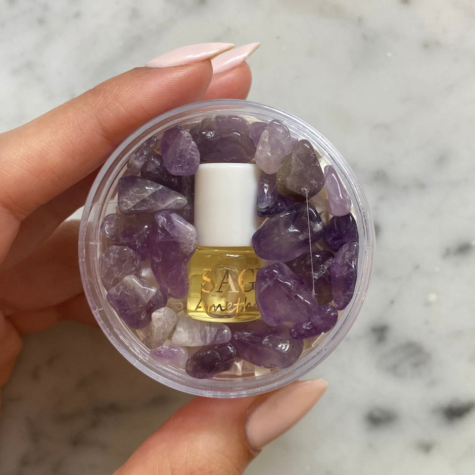 Amethyst Gemstone Perfume Collection by Sage – The Sage Lifestyle